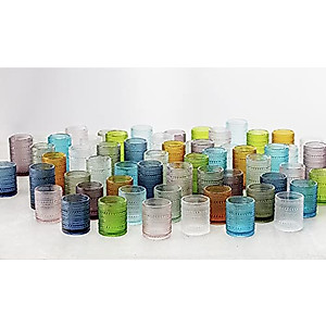 Fortessa Jupiter Vintage Glassware Collection, Double Old Fashioned Cocktail Glass 4 Pack, Clear, DOF 4 Pack (10 Ounce)