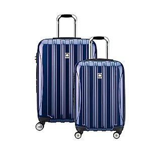 Delsey Luggage Aero 2 Piece Set (21" Carry-On & 25") (Cobalt Blue)