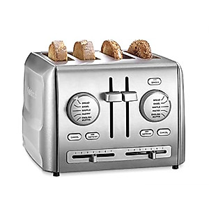 Cuisinart CPT-640P1 4-Slice Custom Select Toaster, Stainless Steel