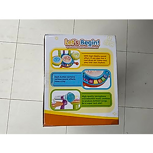 Drum Set for Toddlers 1-3, Baby Drum Set with Microphone, Kids Drum Sets for 2-5, Toddler Drum Set Toys for 1 2 3 Year Old Boy Birthday Christmas for Babies Boy Girl 6 12 18 Month