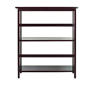 Casual Home Mission Style 3-Shelf Bookcase, Espresso