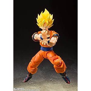 TAMASHII NATIONS - Dragon Ball Z - Super Saiyan Full Power Son Goku, Bandai Spirits S.H.Figuarts Action Figure