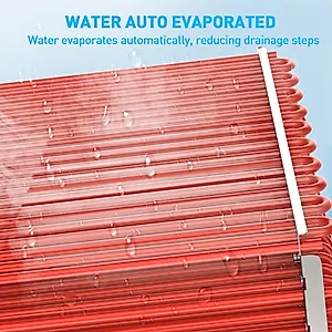 14,000 BTU Portable Air Conditioner Cools Up to 700 Sq.Ft, 3-IN-1 Quiet Portable AC Unit with Remote Control & Installation Kits for Large Room, Campervan, Office, Temporary Space