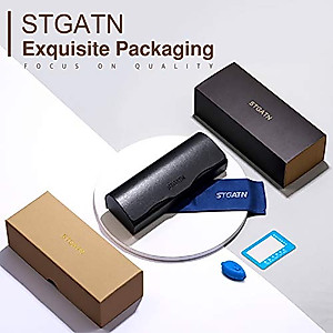 STGATN Blue Light UV Blocking Glasses Hexagonal Eyeglasses Frame Anti Blue Ray Glasses for Women Men