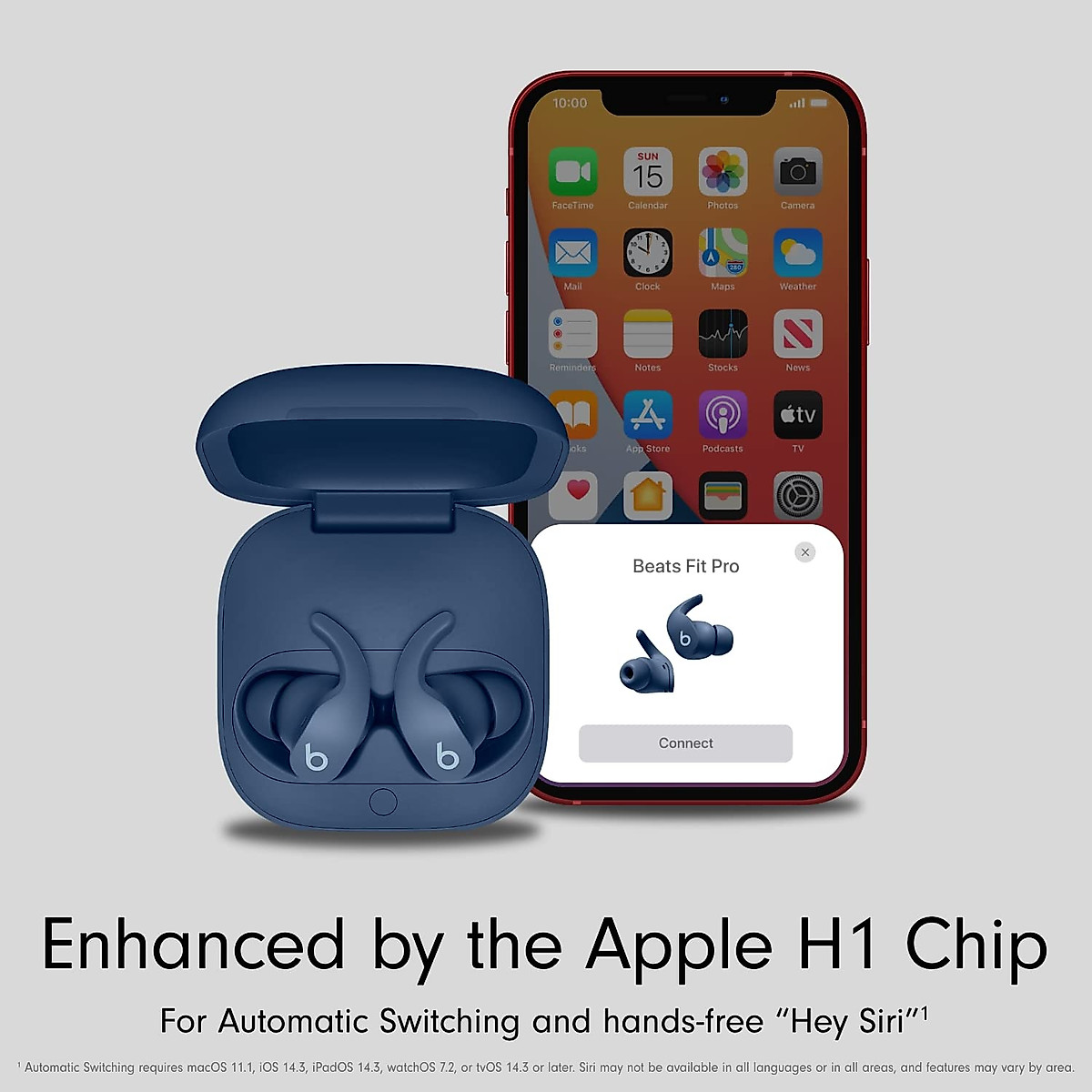 Beats Fit Pro True Wireless Noise Cancelling in-Ear Headphones - Tidal Blue (Renewed Premium)