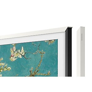 SAMSUNG 55-inch The Frame Customizable Bezel Modern White (VG-SCFA55WTBZA, 2021 Model)