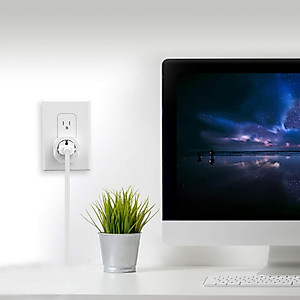 1 Pack Europe to US Plug Adapter, VINTAR European to US Plug Adapter, EU to US Plug Adapter, Europe to USA Travel Converter for Most of Europe EU Spain France Type C E F Plugs to US Power Adapter