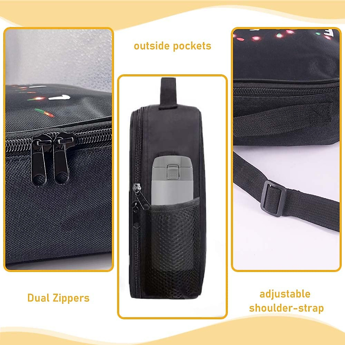 Reusable Lunch Bag Insulated Lunch Box for Women Men Lunch Tote Bags for Kids Soft Bag Mini Cooler Tote Bag Thermal Meal Tote Kit