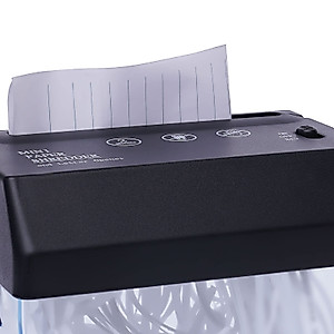 LGODDYS Paper Shredder USB Auto A4 Paper Shredder Portable Mini Paper Cutting Machine Universal Office School Home Desktop Stationery for Bills Receipts