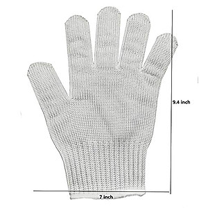 alfyng Bird Training Anti-Bite Gloves, Parrot Chewing Safety Protective Gloves, Small Animal Handling Gloves for Parrotlets Cockatiels Finch Macaw (1 Pair White)