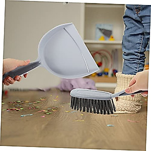 GOOHOCHY 5pcs Broom Dustpan Micro Brushes Mini Cleaning Brush Kid Broom Mop Table Dustpan and Balais Mini Saucepan Pet Mini Sweep Broom Board Aid Cleaning Scrub Brush Mini Broom Pp Purple