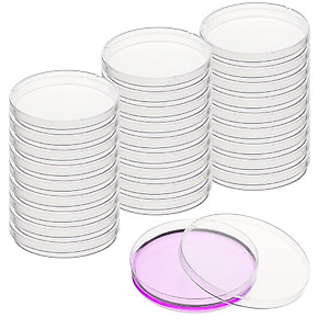 Labvida 20-Pack Sterile Petri Dishes with Lids - 90mm Diameter, 15mm Depth - 3 Air Vents - Ideal for Mycology, Bacteria Cultivation, Lab Testing, and Science Projects, LVAE001