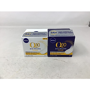 Nivea Q10 SPF 15 Anti-Wrinkle Face Day Cream Plus Face Night Cream, 50 ml
