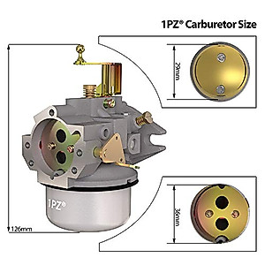 1PZ UMK-201 Carburetor for Kohler K321 and K341 Cast Iron Engine 14hp 16hp John Deer Tractor Engine Carb (Extra Thick Gasket)