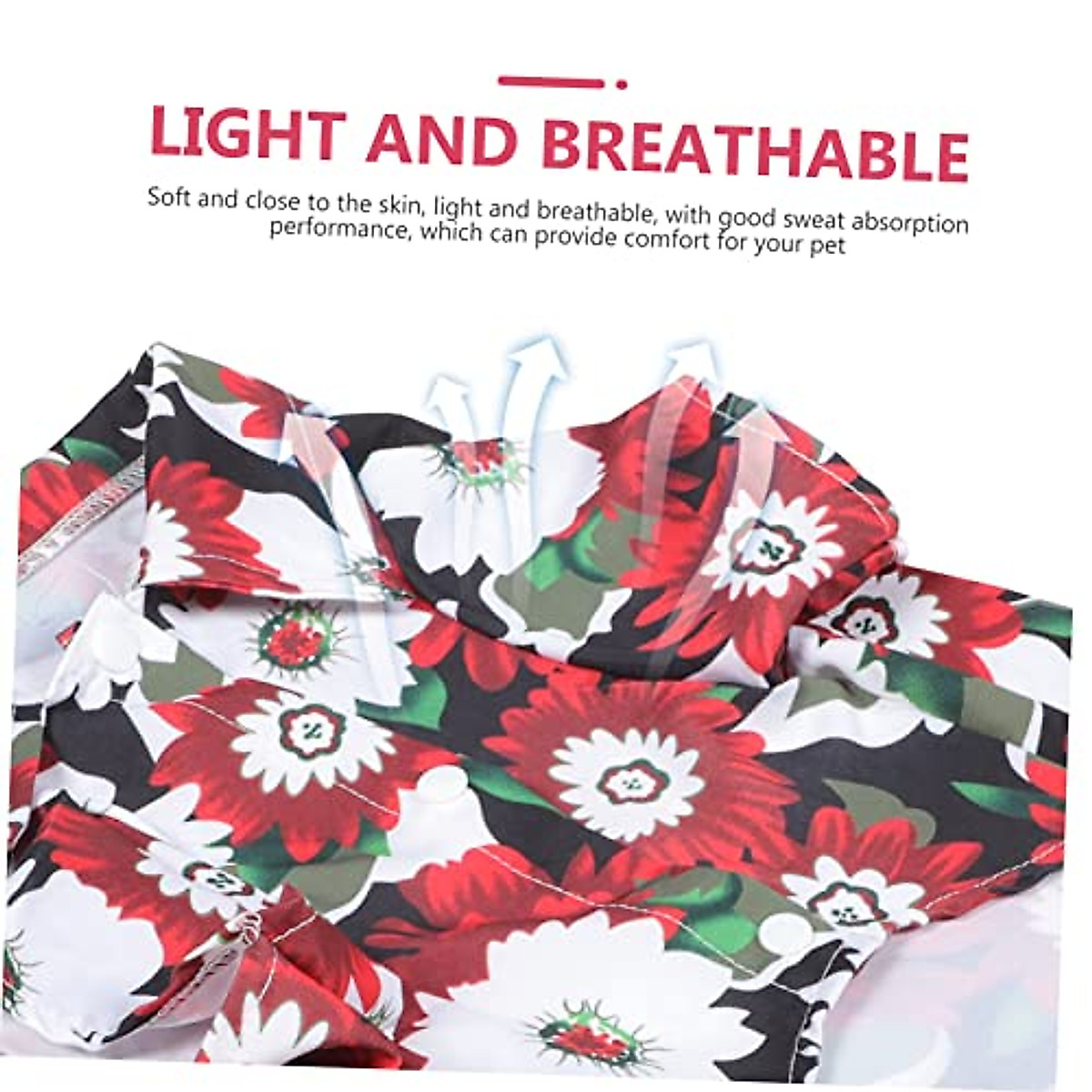 3pcs XXL Pet Fashionable Breeze Fashion Apparel Decorative Red Printed Outfit in Clothing Style Small Clothes Cartoon Chic Cats Sleeveless Themed Puppies Beach Summer Red- T-