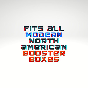 Pokemon Booster Box Protective Case (5 Pack) - Clear Plastic Display Box for Booster Box, Convenient, Stackable Storage Solution for Collectors Gifts Pokemon Cards Protector