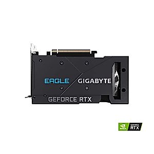 GIGABYTE GeForce RTX 3050 Eagle OC 8G Graphics Card, 2X WINDFORCE Fans, 8GB 128-bit GDDR6, GV-N3050EAGLE OC-8GD Video Card