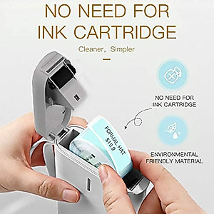 Label Maker with 6 Rolls Tape NiiMbot D11 Portable Wireless Connection Label Printer, NIIMBOT Mini Label Maker Machine
