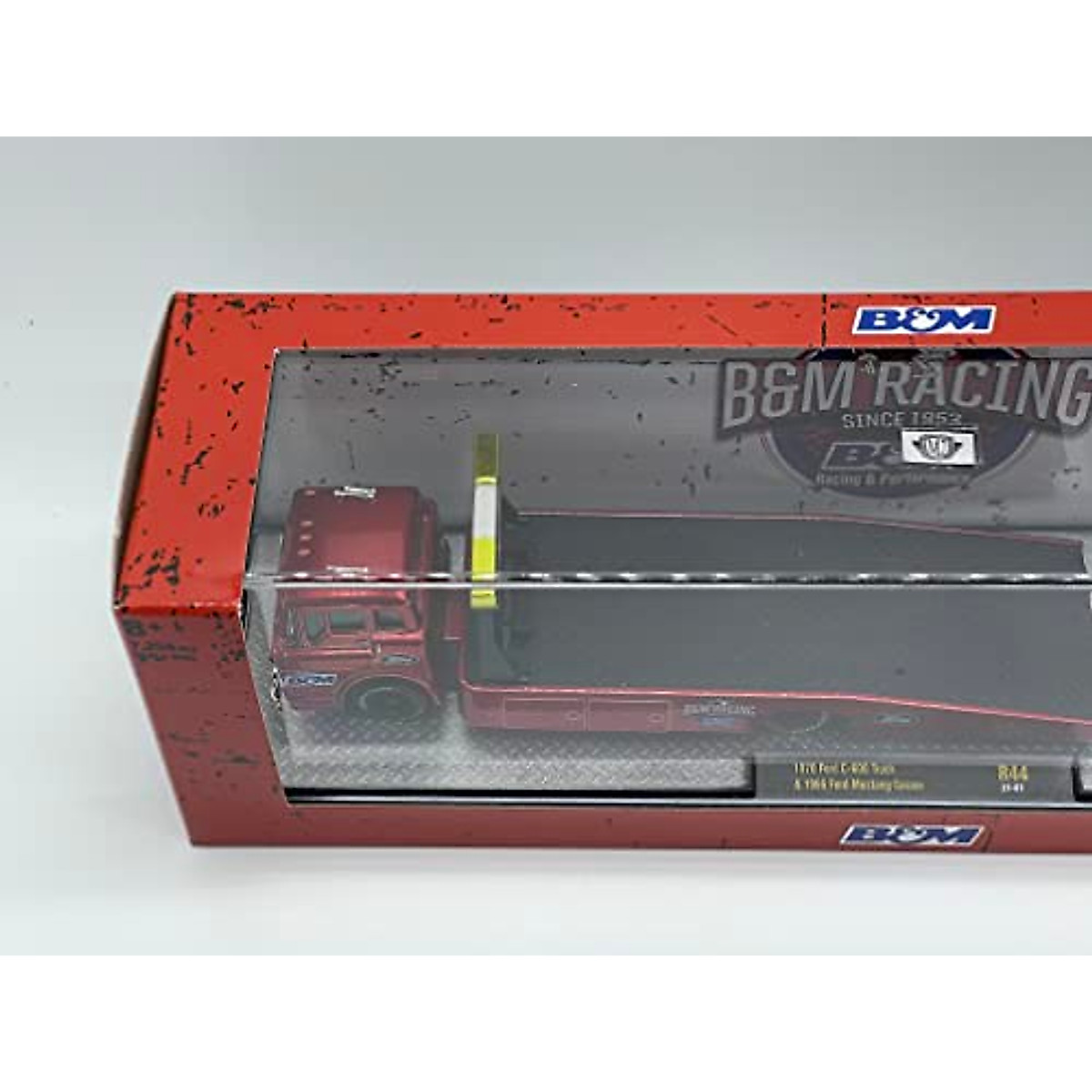 M2 Machines Auto-Haulers 1970 Ford C600 Truck & 1966 Mustang Gasser 1:64 Scale R44 21-01 Metallic Red by M2 Collectible 1 of 7250