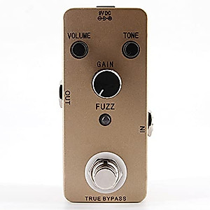 FUZZ Pedal Guitar Effect Fazy Creamy True Bypass Vintage Fuzz Guitar Effect Pedal Zinc Alloy Shell True Bypass with 1 Year Warranty