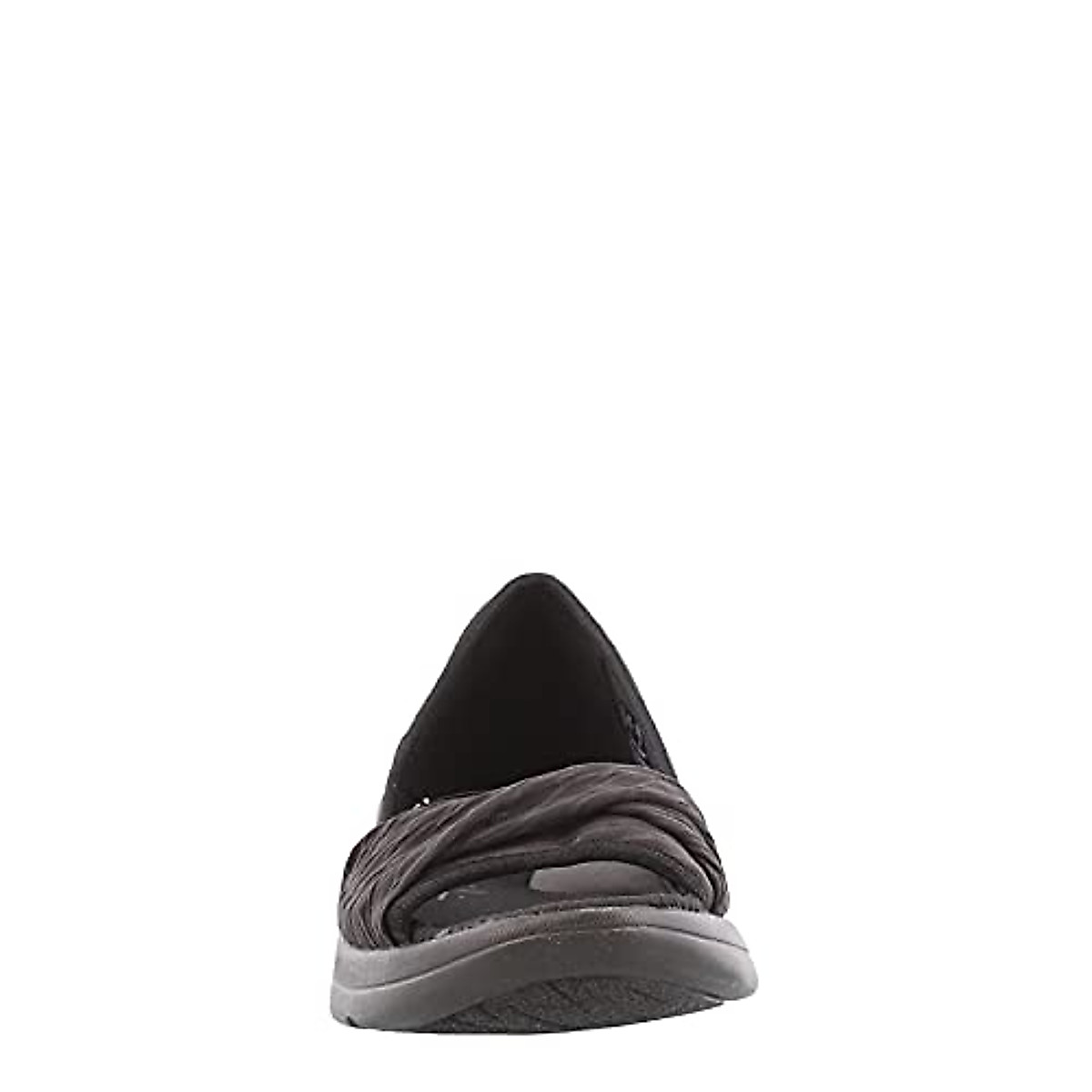 Bzees Women's REMIX Shoe, Black pucker Mesh, 9.5 M US