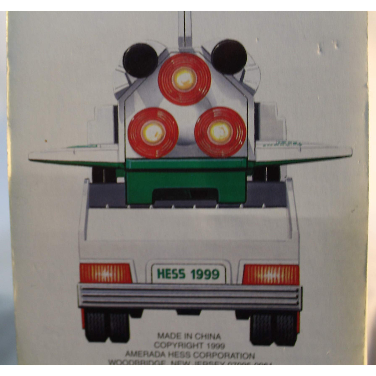 Hess 1999 Truck and Space Shuttle with Satellite