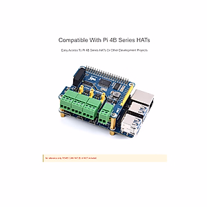 waveshare Compute Module 4 to Raspberry Pi 4B Adapter,Based on Compute Module 4 to Reproduce The Original Appearance of Pi 4 B,Alternative Solution for Raspberry Pi 4B
