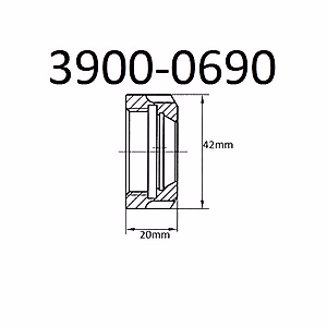 Pro Series by HHIP 3900-0690 Collet Chuck Nut, Um-Type Er25, 18000 RPM