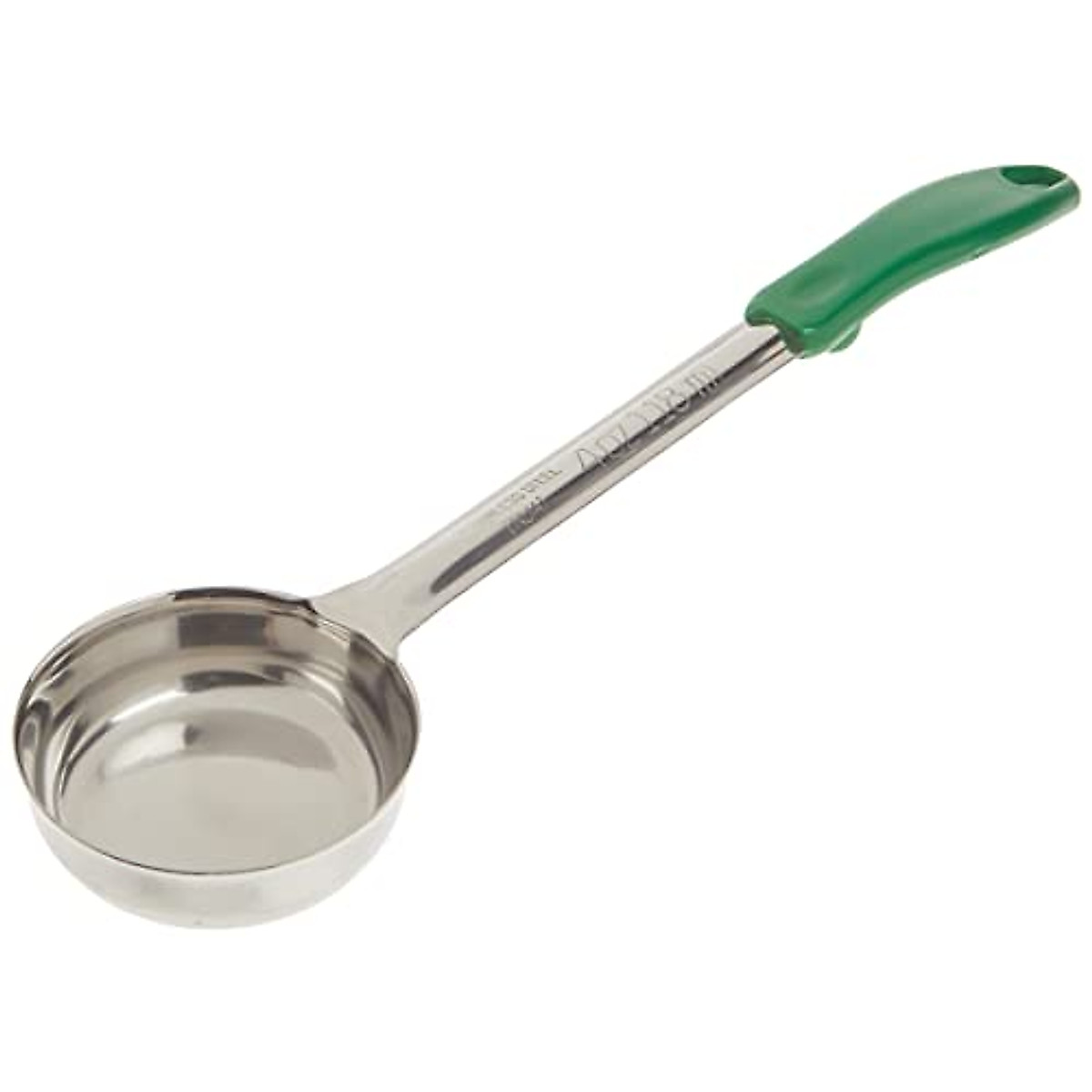 Winco Solid Food Portioner, 4-Ounce, Medium, Stainless Steel, Green