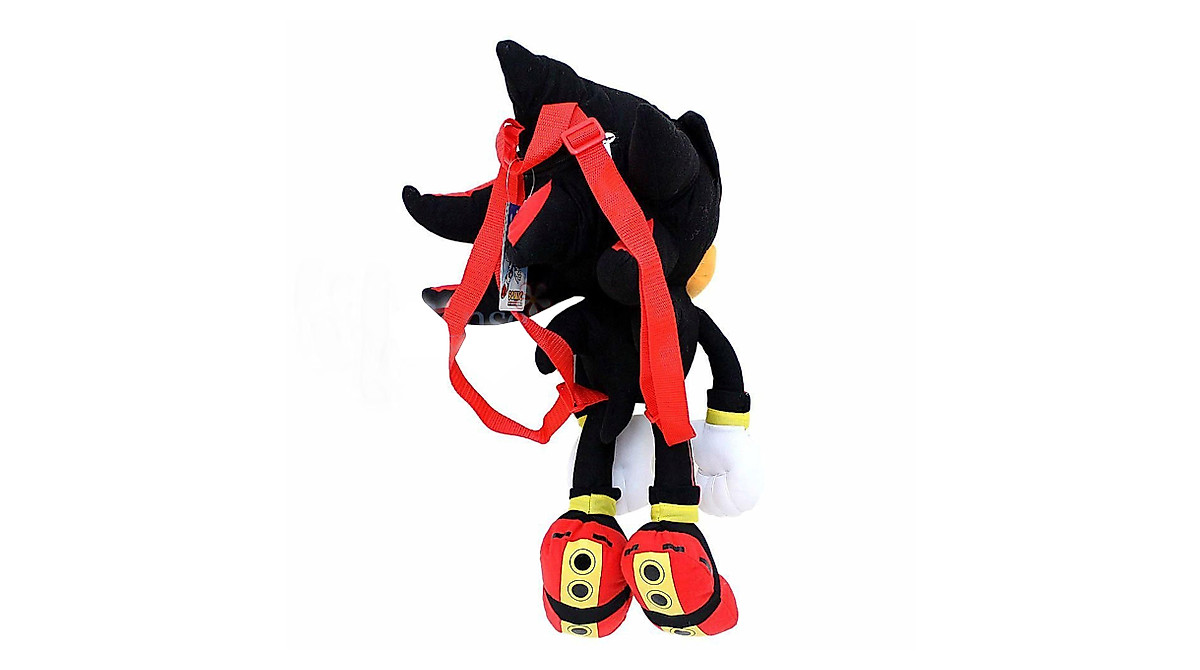 Sonic The Hedgehog Shadow Plush Backpack - 24 Inch
