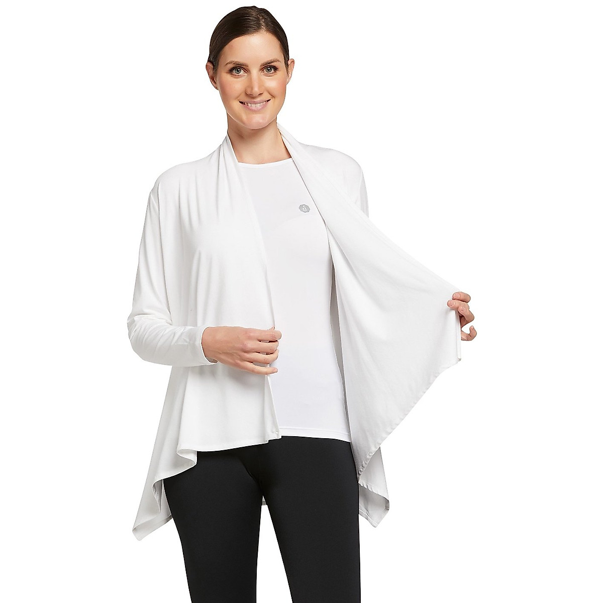Solbari UPF 50+ Sun Protective Luxe Sun Wrap – Large/X-Large, White
