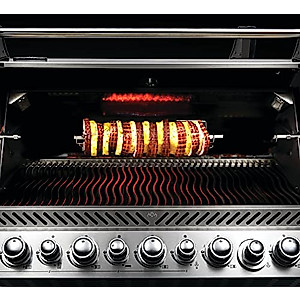 Napoleon 69331 Commercial Grade Kit for Extra Large Grill Rotisserie, Stainless Steel