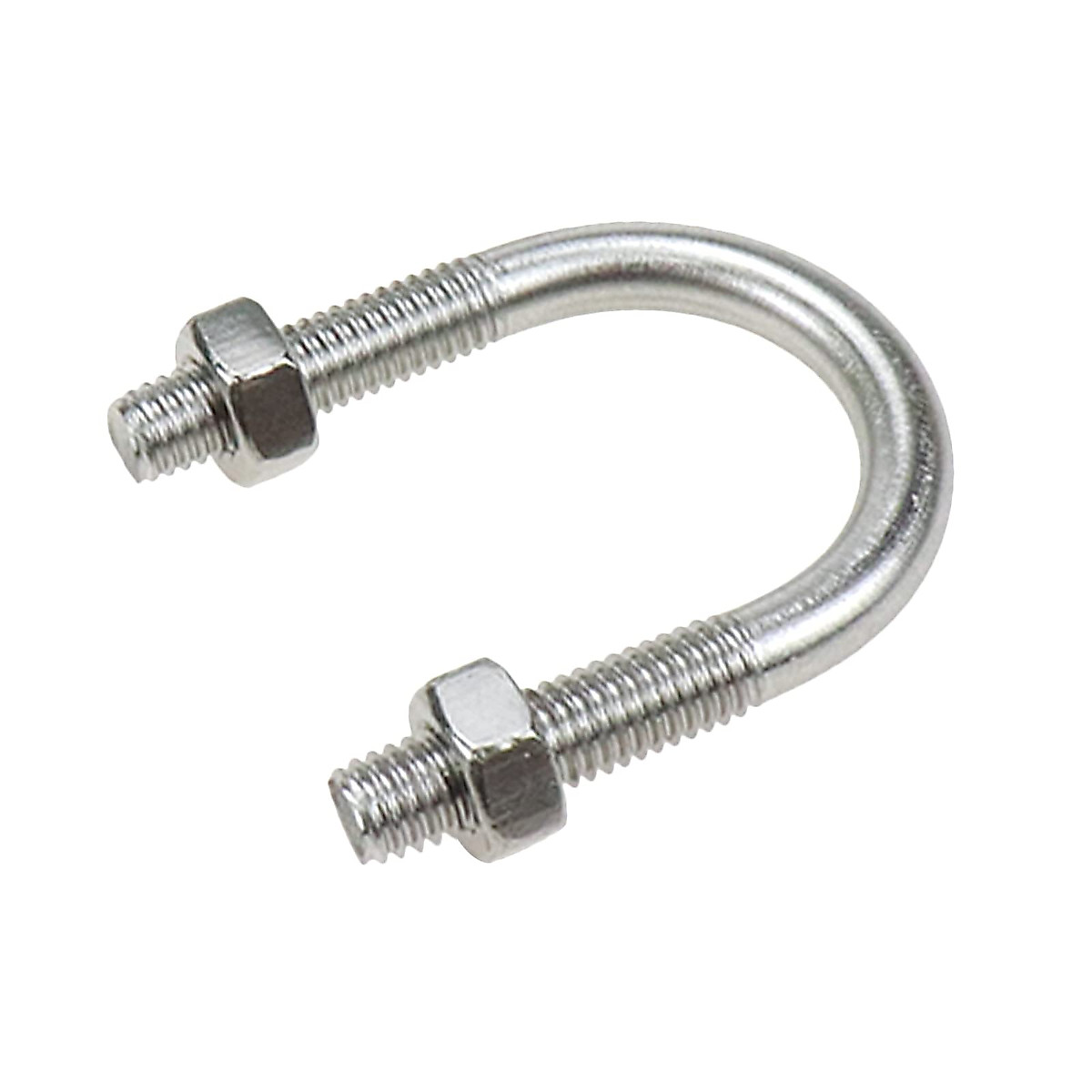 Sscon 10Pcs M6x22mm 304 Stainless Steel U-Bolt Fastener for 22mm Pipe Dia