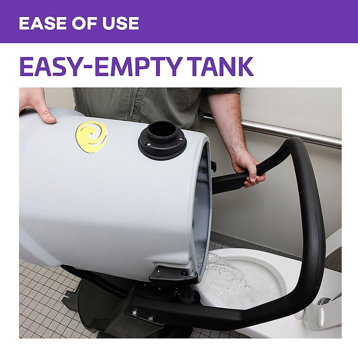 ProTeam Wet Dry Vacuums, ProGuard 20, 20-Gallon Commercial Wet Dry Vacuum Cleaner with Tool Kit and Front Mount Squeegee