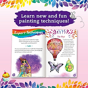 Klutz Watercolor Wishes Postcard Kit, 19 Piece Set, Multicolor