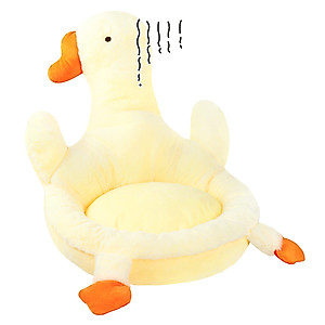 Fortuning's JDS Cute Cartoon Seat Cushion, Non Slip Floor Cushions Seating with Extra Waist Support for Kids and Adult, Floor Cushion for Kitchen Office Bedroom, Kids Girlfriend Gift