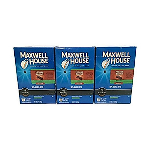 Maxwell House Decaf House Blend K-Cup Coffee Pods 12 Ct (Pack of 3)