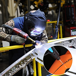 JMIATRY 2000 PCS Plastic Welding Hot Staples Stainless Steel 0.8mm 0.6mm Plastic Welder Staples Wave Shape Repair Kit for Plastic Welder Machine Car Bumper Dashboard Lamp Holder Repair