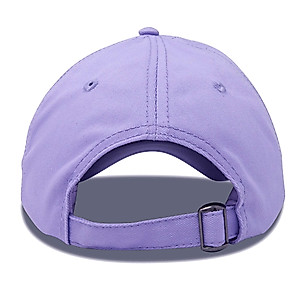 DALIX Smile Baseball Cap Smiling Face Happy Dad Hat Men Women Teens in Lavender