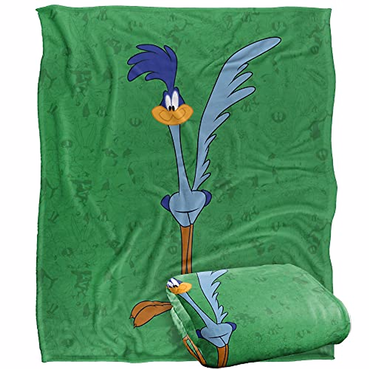 Looney Tunes Blanket, 50"x60", Road Runner Character Silky Touch Super Soft Throw