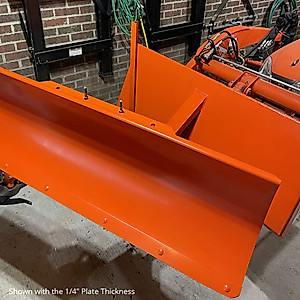 Titan Attachments 1/2" Universal Quick Tach Mount Plate, Thick Skid Steer Base Mount Plate Attachment, Compatible with Kubota, Bobcat Skid Steers and Tractors, Standard Quick Attach