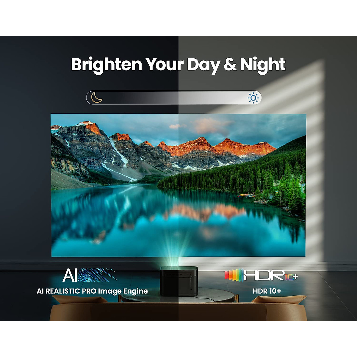 Dangbei Mars Pro 4K Projector & Floor Stand & Streaming Dongle