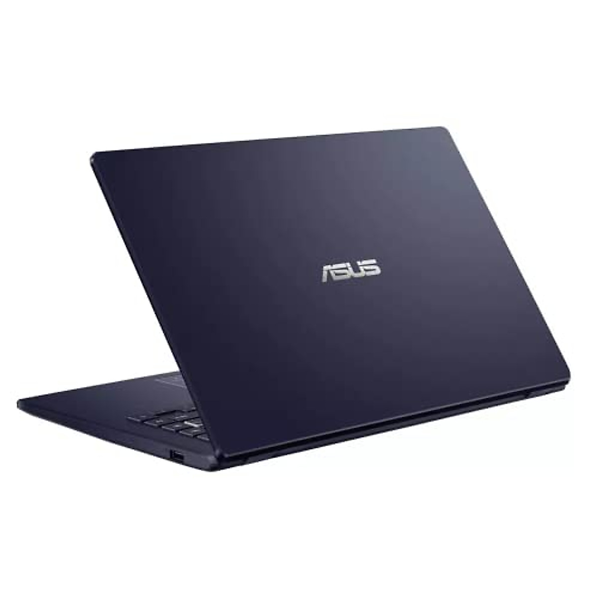 ASUS 2022 14" FHD Laptop, Intel Celeron N4020 Processor, 4GB RAM, 64GB eMMC Flash Memory, Intel HD Graphics 600, HD Webcam, Backlit Keyboard, Black, Windows 11S, 32GB SnowBell USB Card