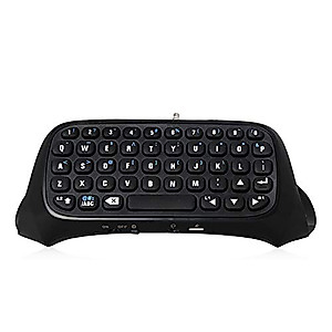 RALAN Controller keyboard for PS4, Wireless Mini Bluetooth Keyboard Gamepad Chatpad Message Keyboard for Playstation 4,Slim PS4 Controller/Phone and tablet