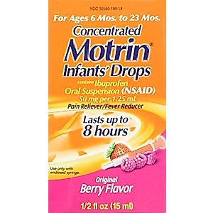 Motrin Concentrated Aspirin, 0.5 Fluid Ounce