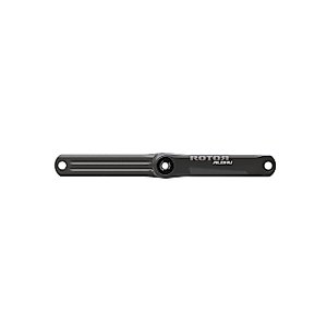 R ROTOR BIKE COMPONENTS Unisex_Adult ALDHU Kurbelarme für 24mm Achse 155mm Crank arms, Black, 24 mm