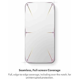 ZAGG InvisibleShield Glass XTR3 iPad Pro 12.9 Gen 6/5/4/3 Screen Protector - Blue-Light Filtration, 10X Stronger, Edge-to-Edge Protection, Scratch & Smudge-Resistant Surface, Easy to Install