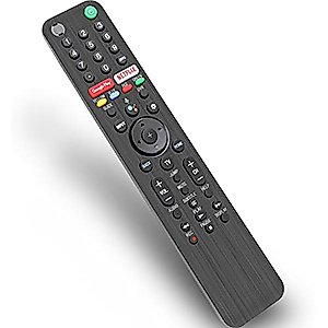 Gvirtue RMF-TX500U Universal Voice Remote Control for Sony Smart TV Bluetooth Remote, Replacement for Sony Bravia LED OLED 4K UHD HDR Android TV, with Google Play, Netflix Button