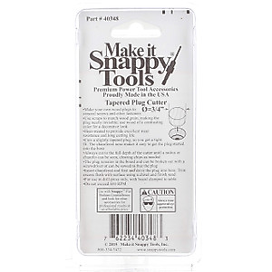 Snappy Tools Plug Cutter, 3/4"