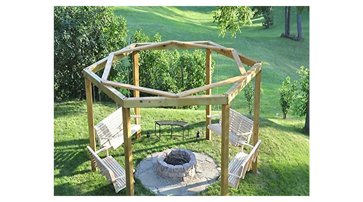 Create a Cozy Outdoor Oasis: Fire Pit & Porch Swing Kit